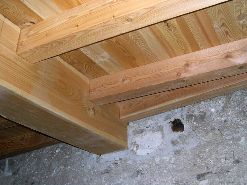 Laje mista de madeira-betão ARBOR DECKE By INDUSTRIA LEGNAMI TIRANO