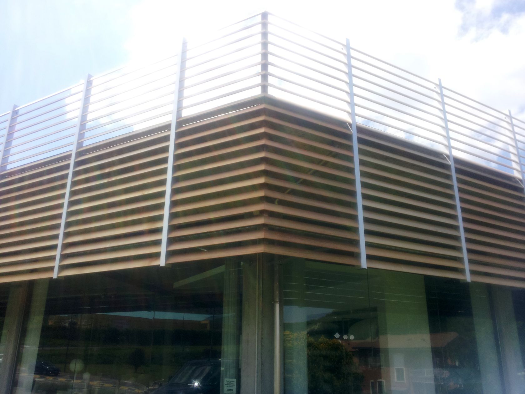 SOLAR SHADING Sunscreening system for facade By BELLOTTI