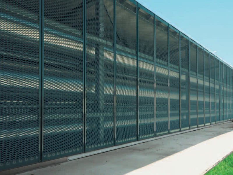 Rete stirata per rivestimento di facciata Sistema per facciata continua ...