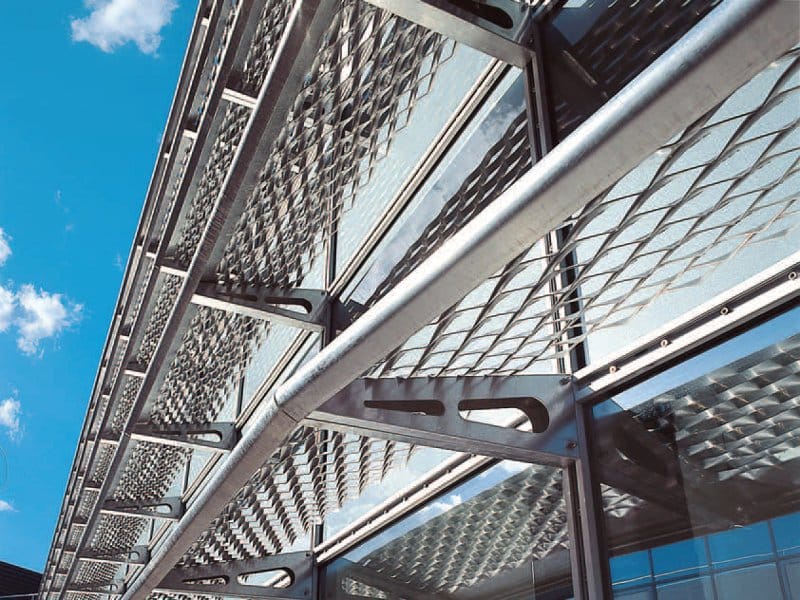 Rete stirata per rivestimento di facciata Sistema per facciata continua ...