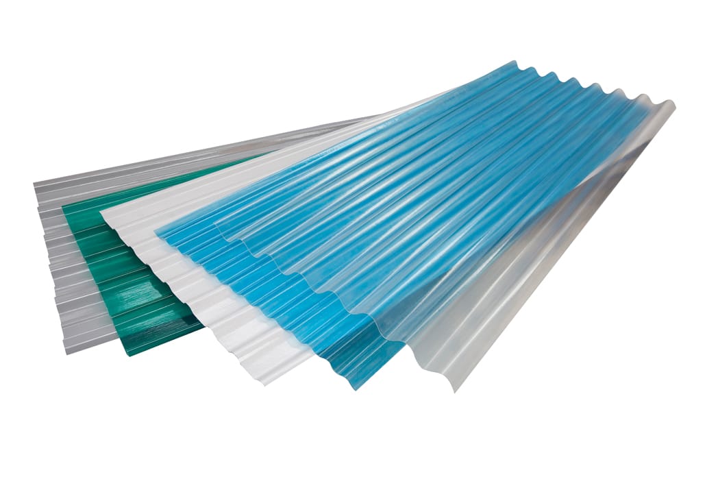 Roof in curved plastic laminate element ELYPLAST® By Brianza Plastica