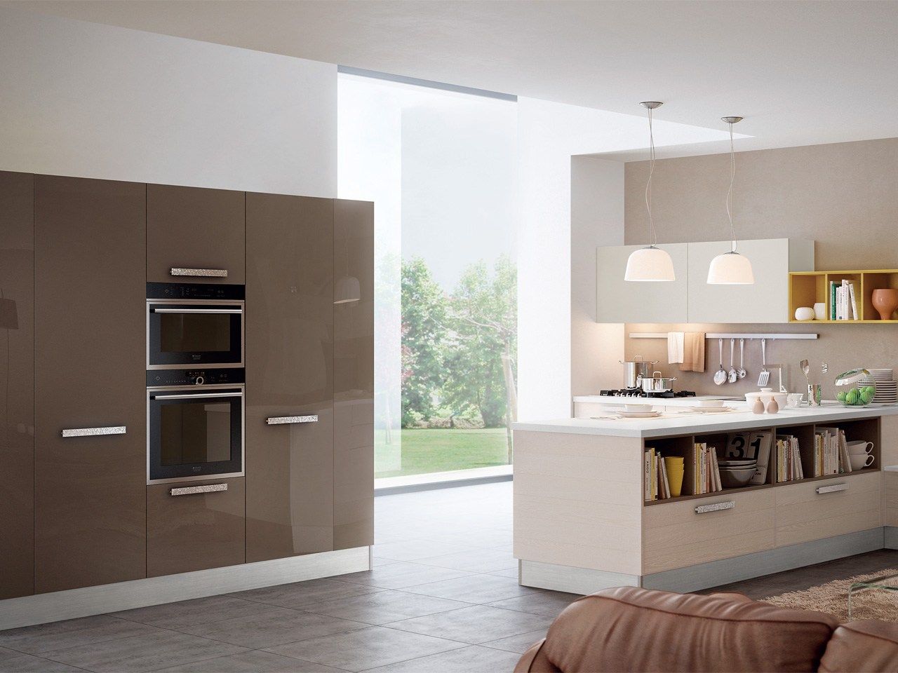 ADELE PROJECT | Wooden kitchen By Cucine Lube