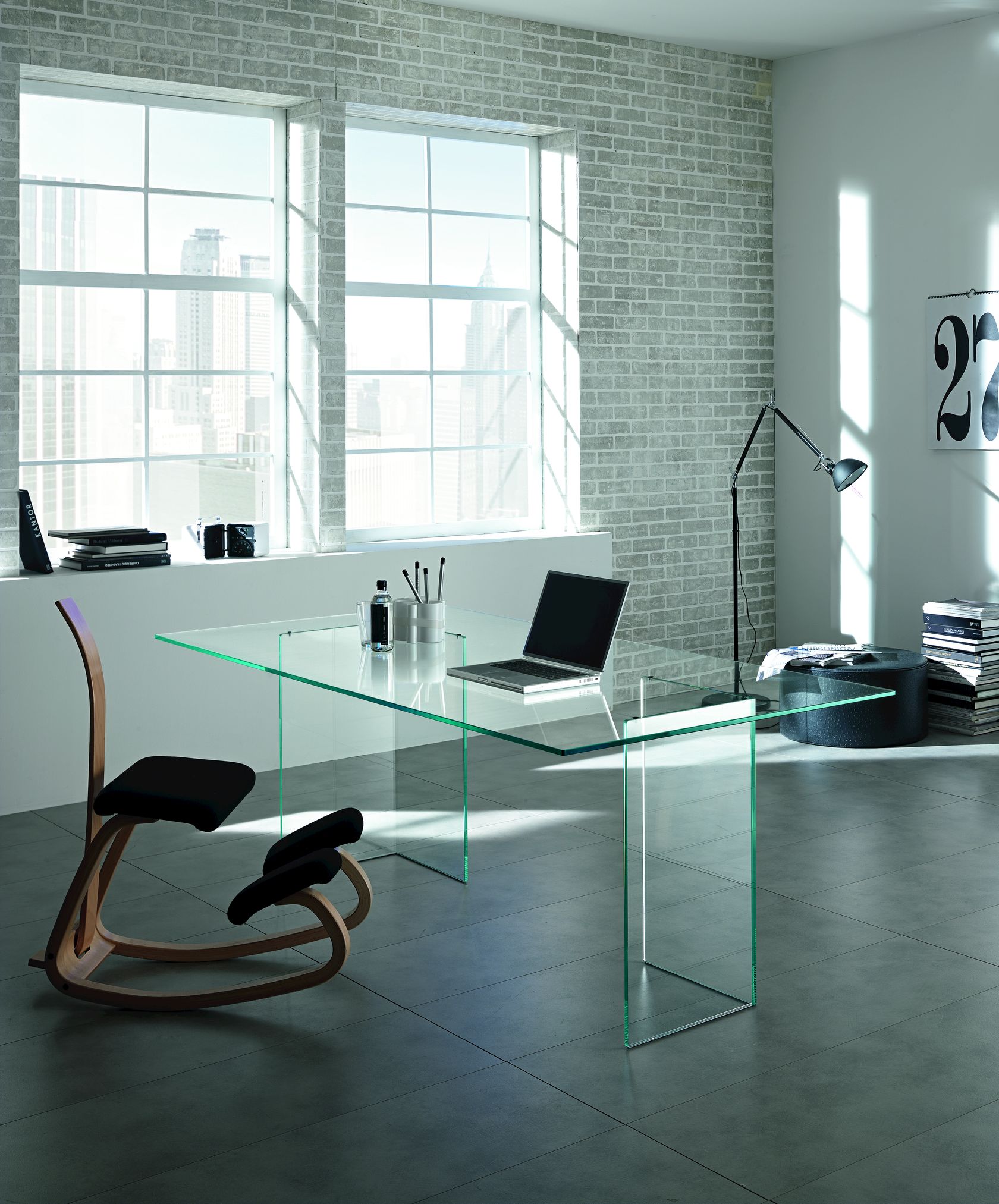 Tavolo in vetro BACCO By Tonelli Design