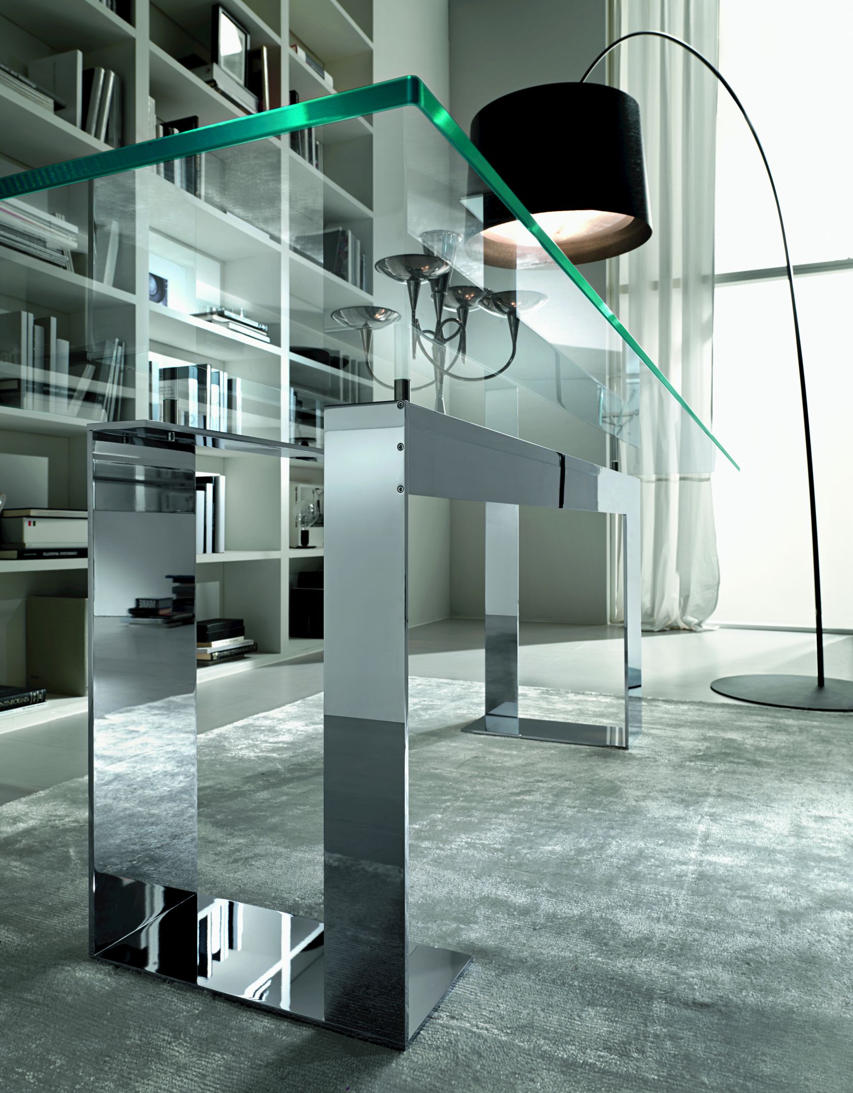 MILES Tavolo rettangolare in vetro By Tonelli Design | design Giulio ...