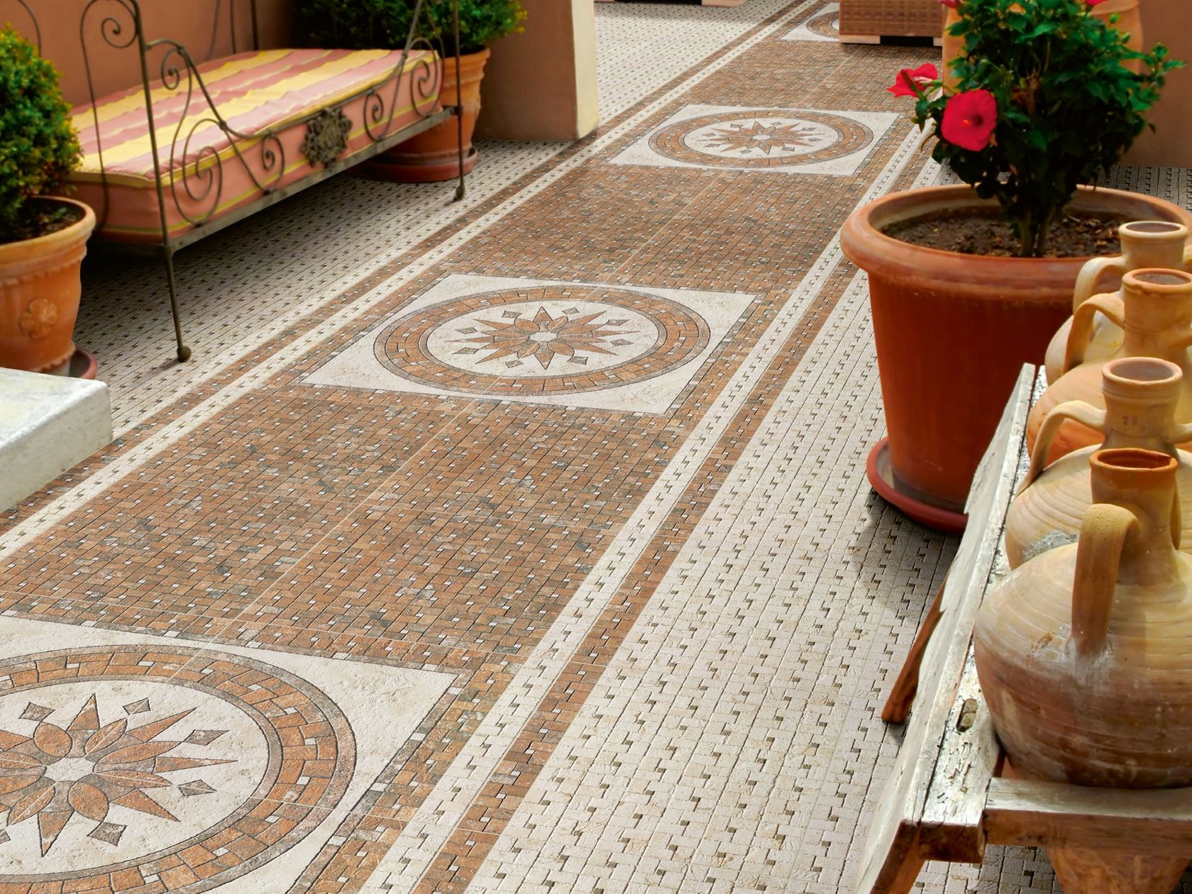 Pavimento de gres porcelánico para interiores y exteriores CÓRDOBA By ...