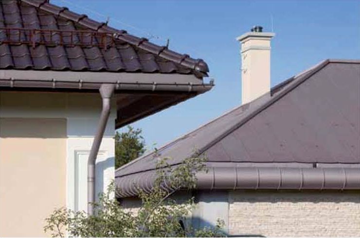 Zinc Gutter / downpipe Gutter and downpipe By VMZINC