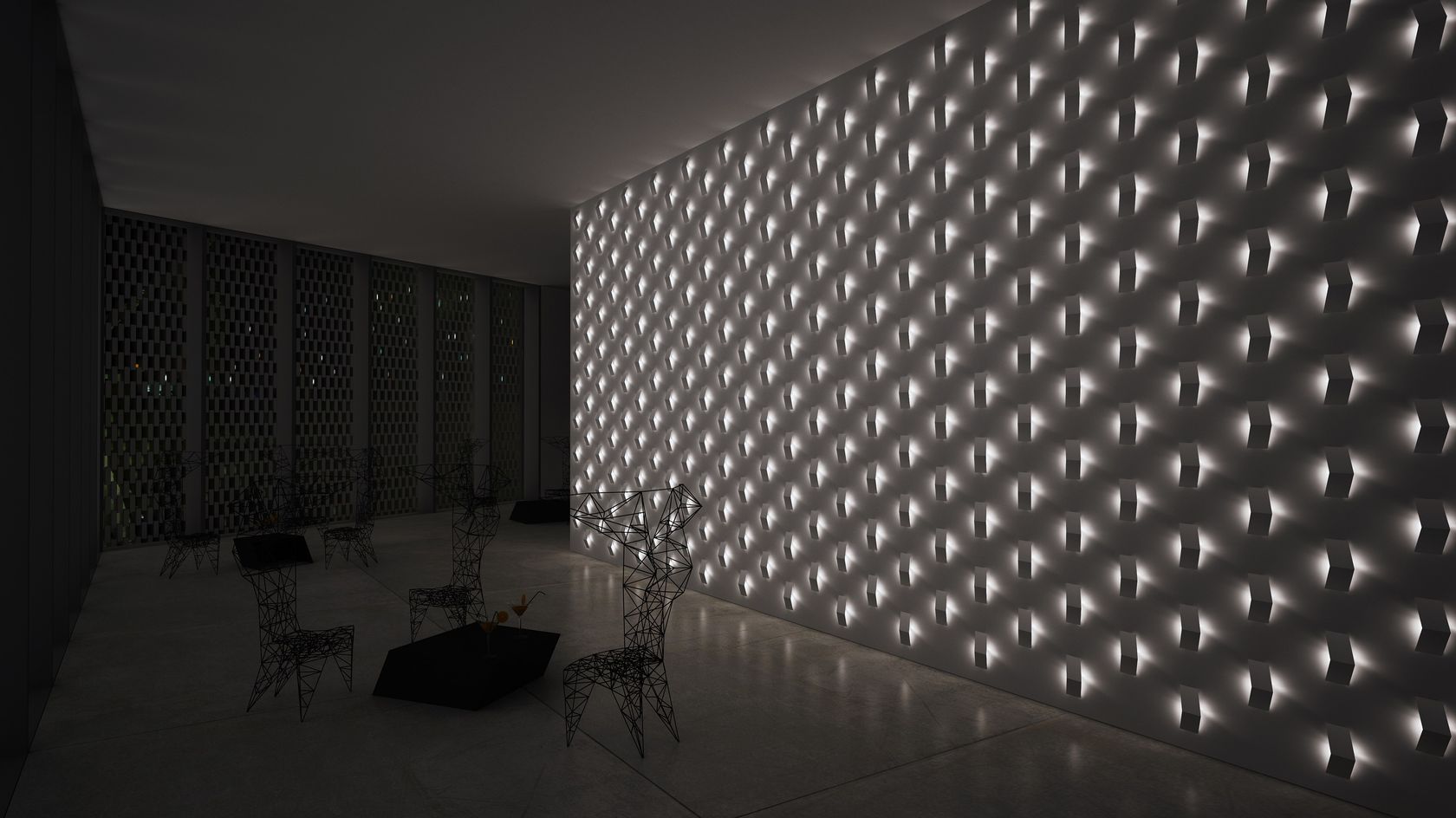 FOLD SURFACE wall light LED By Vibia design Arik Levy