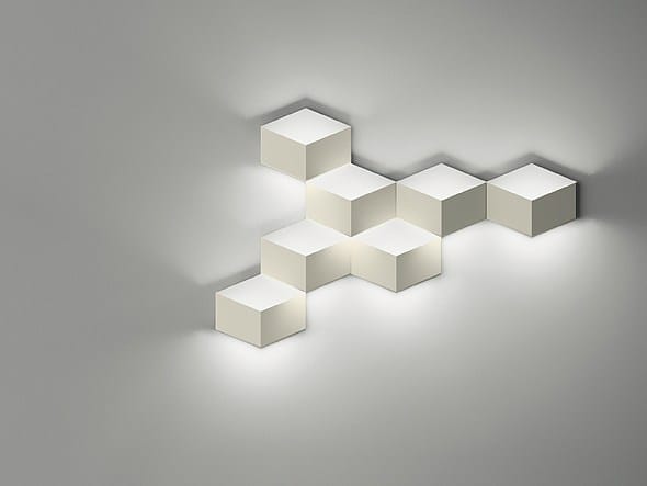 FOLD SURFACE LED wall light By Vibia | design Arik Levy