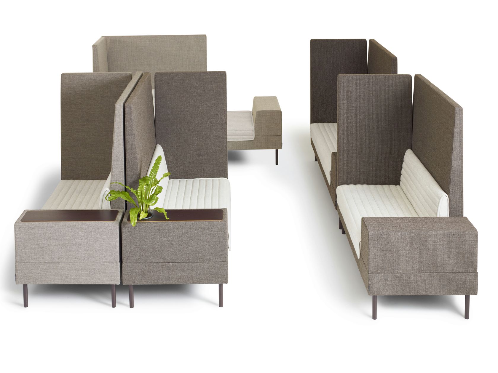 SMALLROOM PLUS Sofa system By Offecct | design Ineke Hans