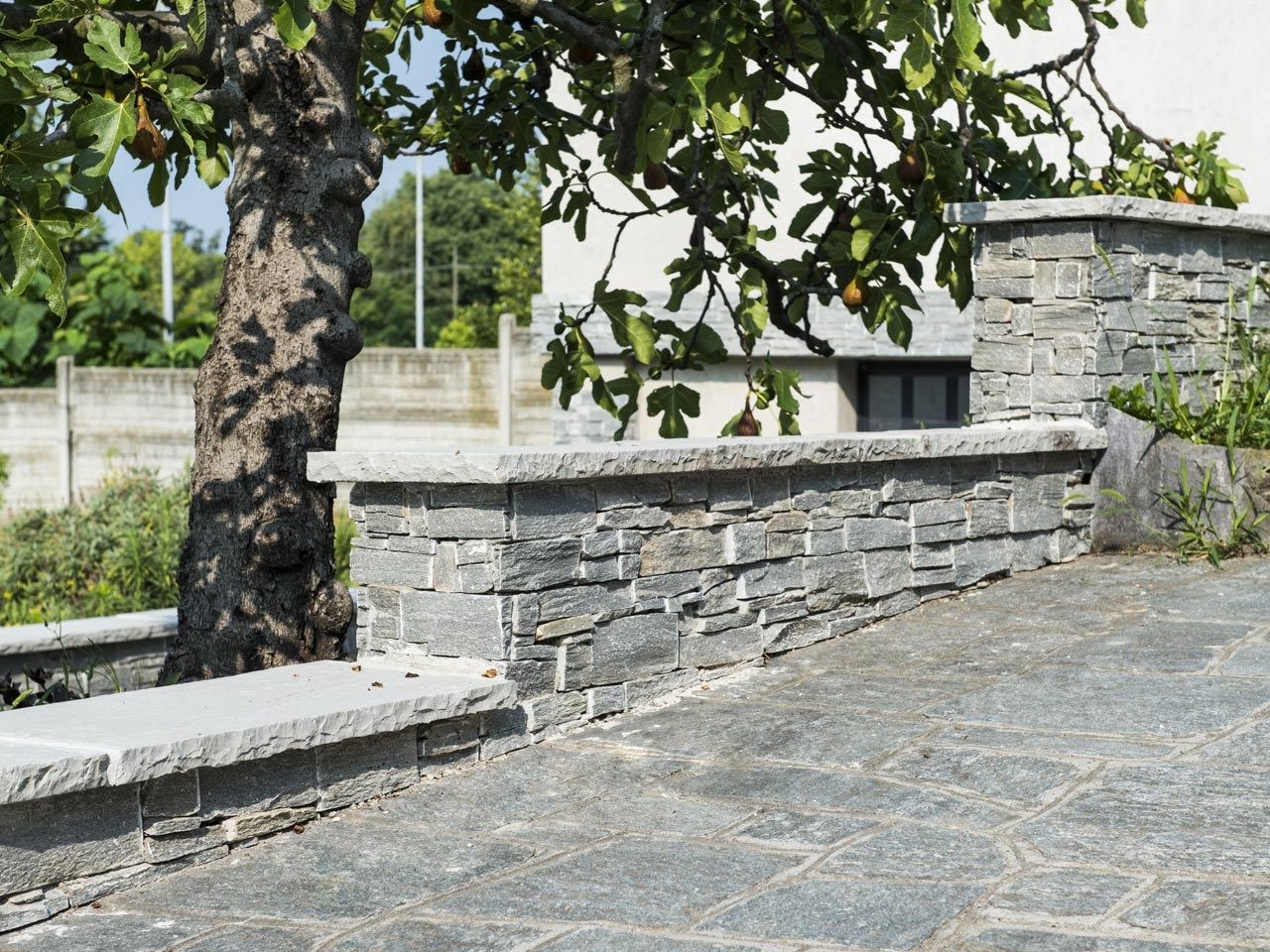Natural stone wall coping By B&B Rivestimenti Naturali