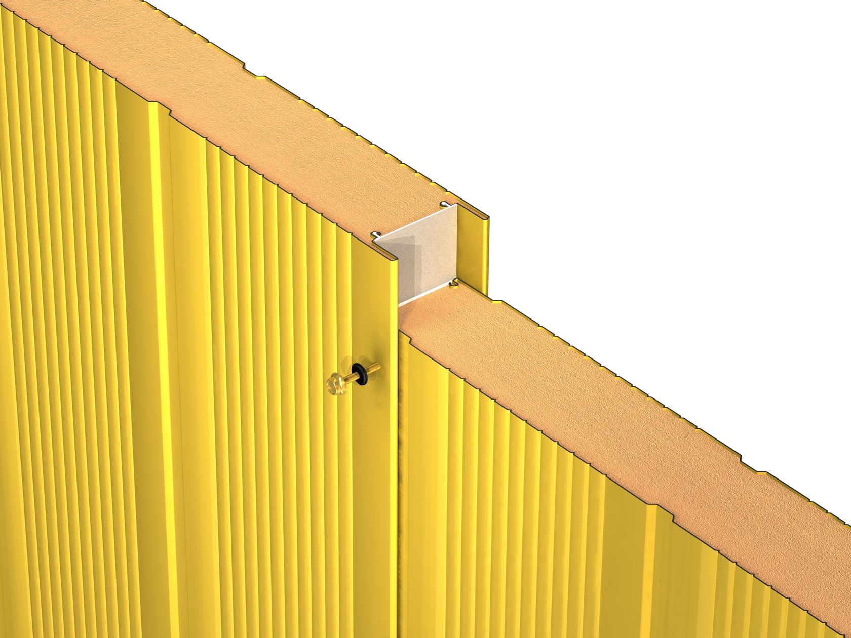 Panel metálico aislante para fachada TERMOPARETI® TPG/C-ST By ELCOM SYSTEM