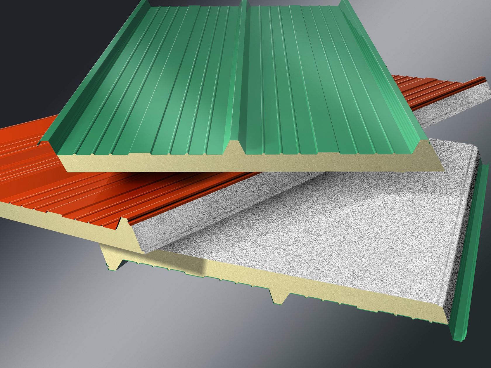 KAPPA 3 Insulated metal panel for roof By IsolPack