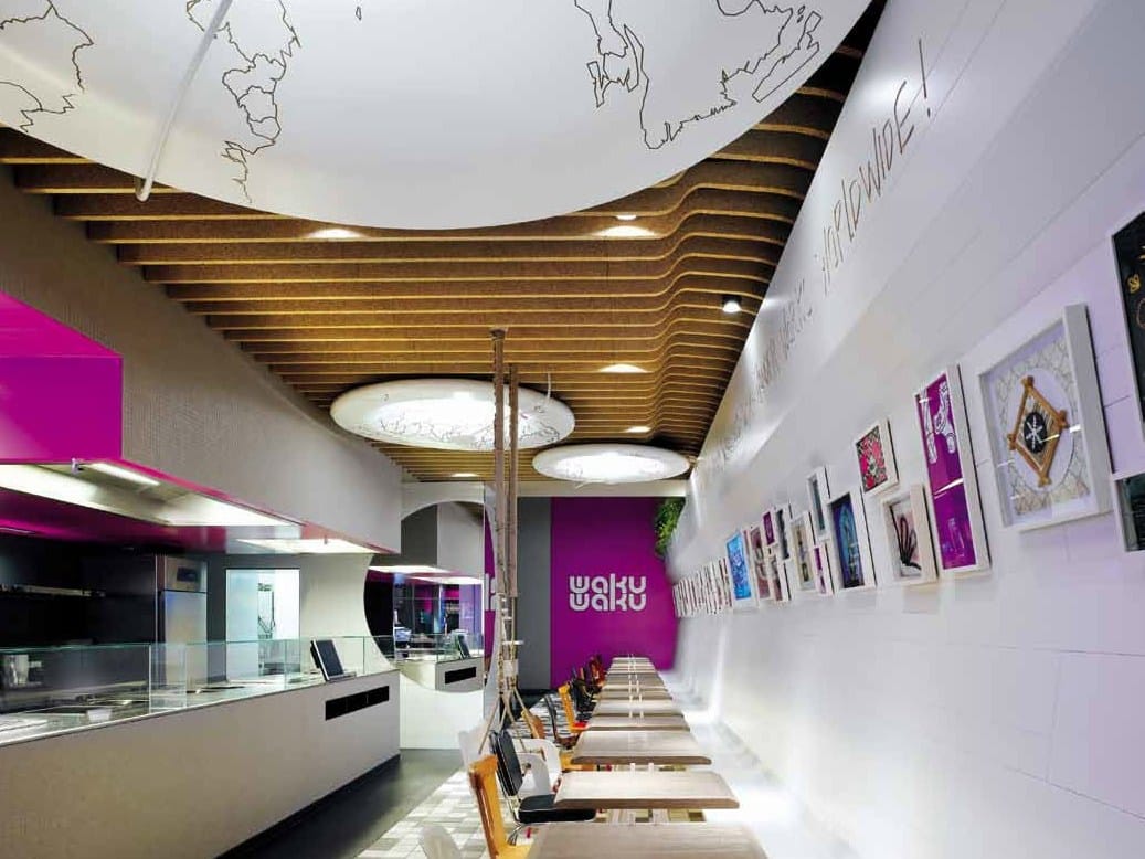 HERADESIGN® Macro Acoustic wood wool ceiling panels By Knauf Ceiling ...