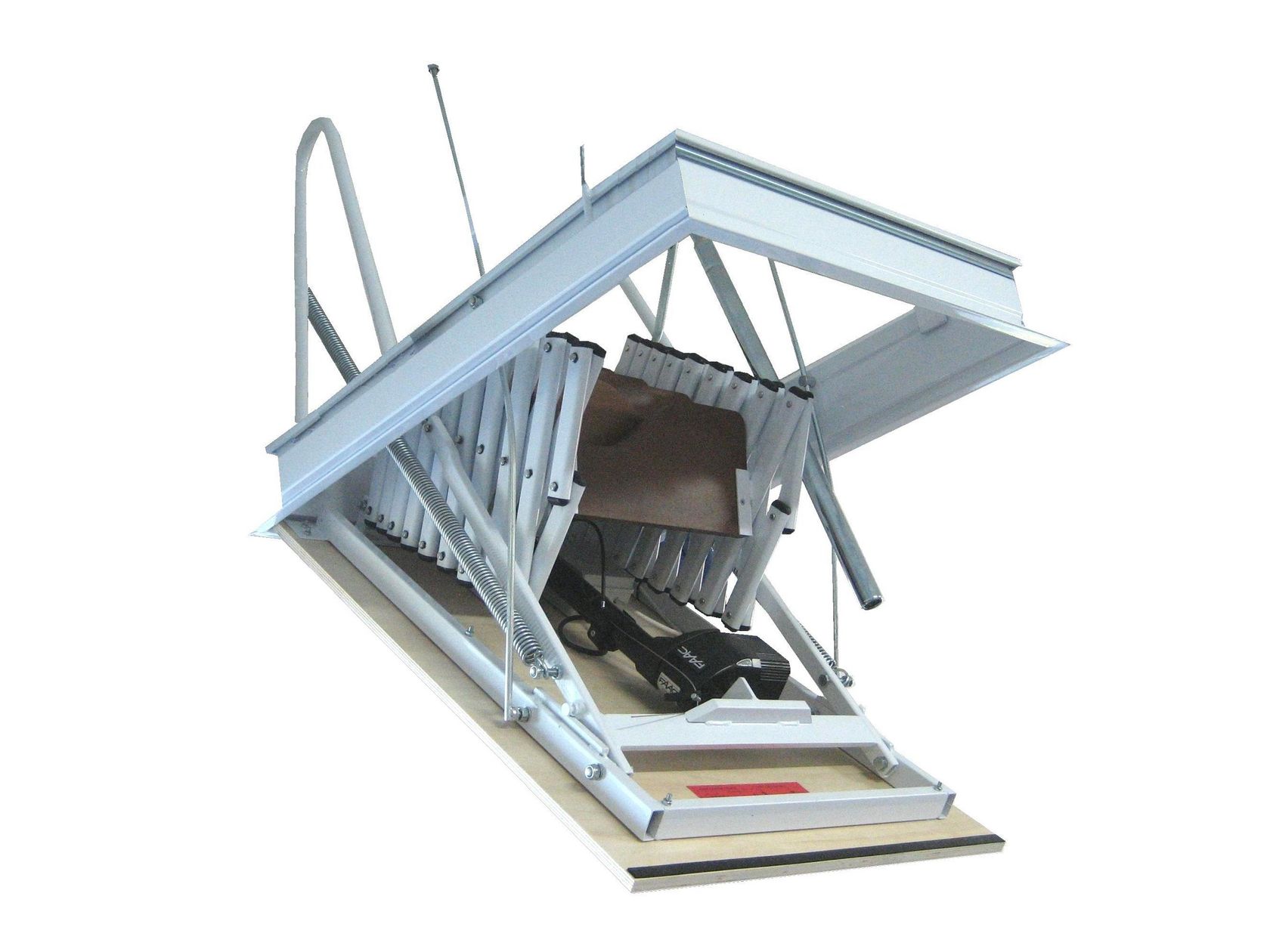 Escada retráctil motorizada em aço STARLUX ELEGANT By LUXIN