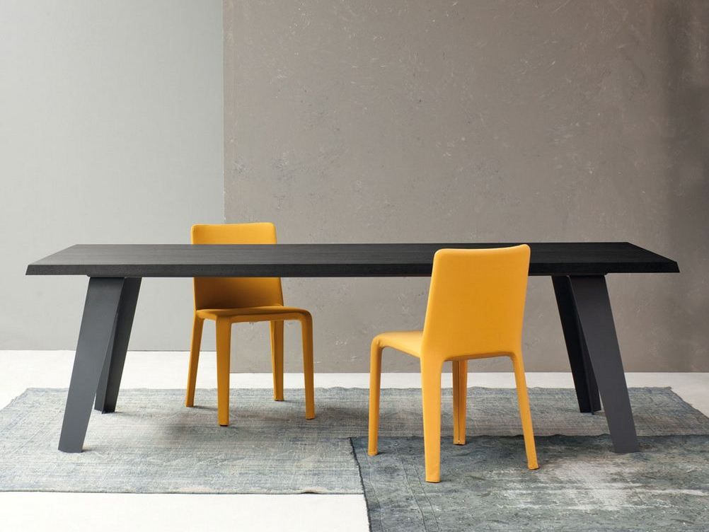 Rectangular marble table WELDED By Bonaldo design Alain Gilles