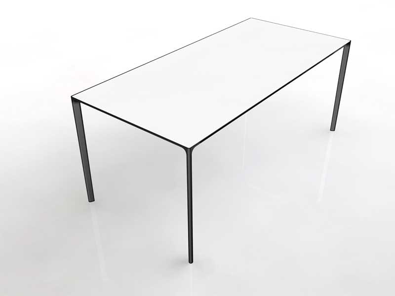 NUUR | Rectangular table By arper design Simon Pengelly