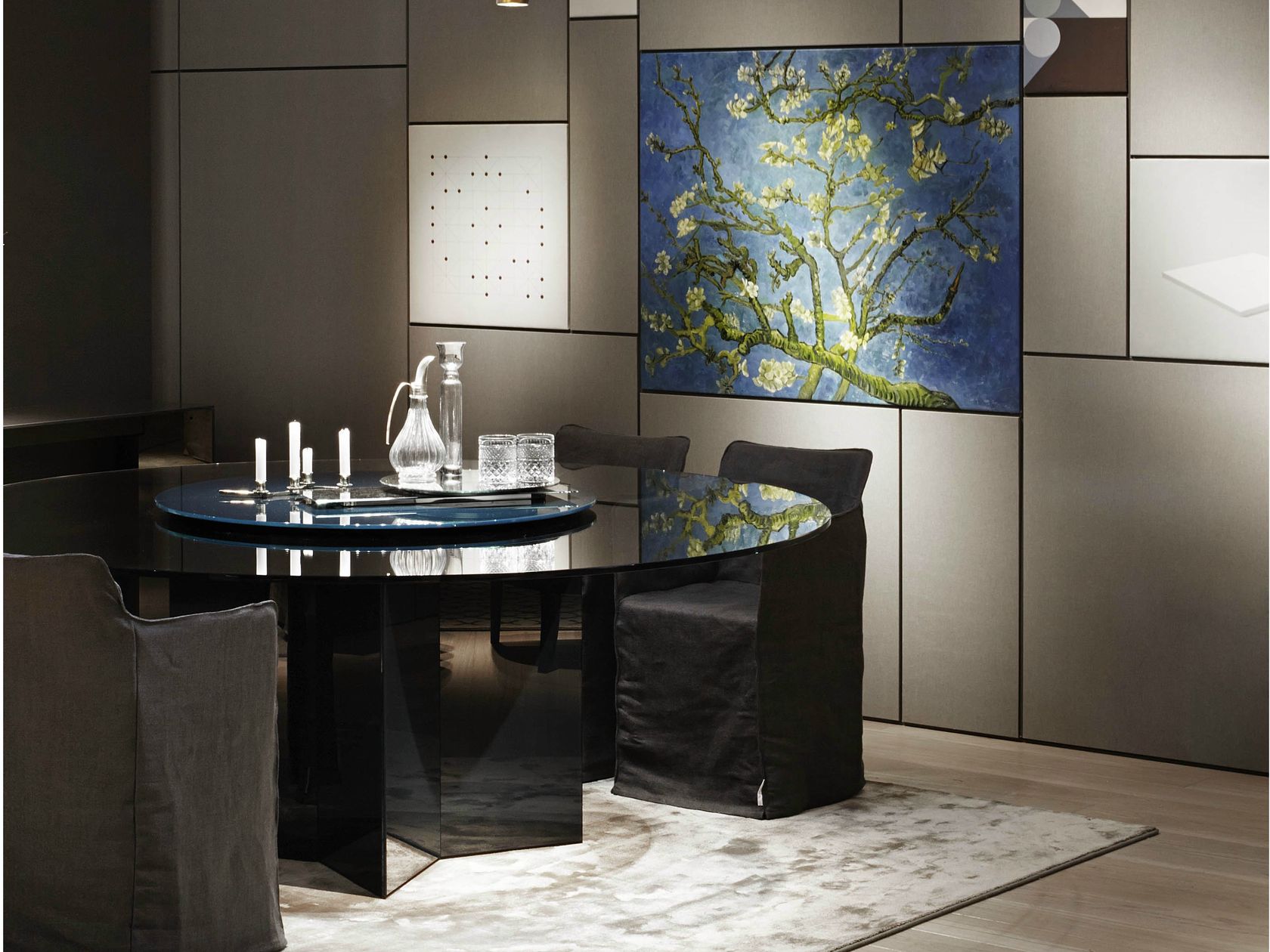 Round crystal table YOL By Gallotti&Radice design Gabriele Buratti ...