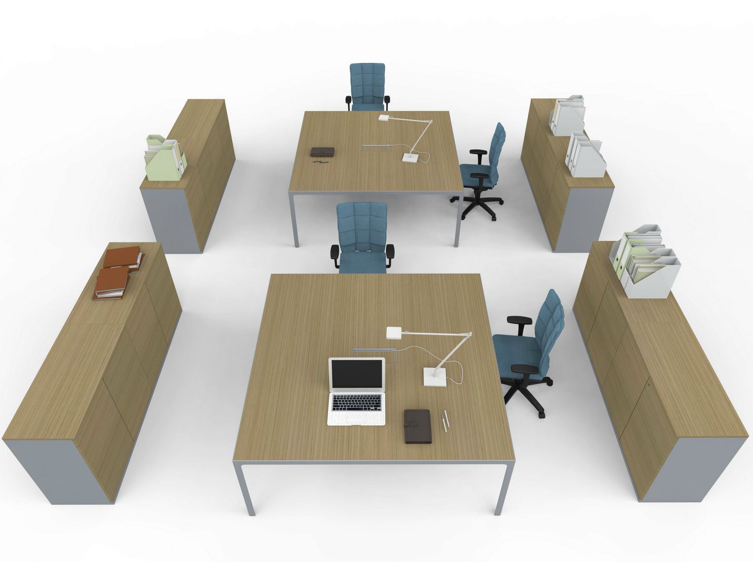 MORE 45 | Workstation desk Sectional workstation desk By ESTEL GROUP
