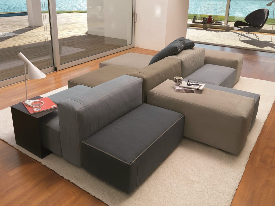 Divano componibile sfoderabile BLO US By Désirée divani design Roberto ...