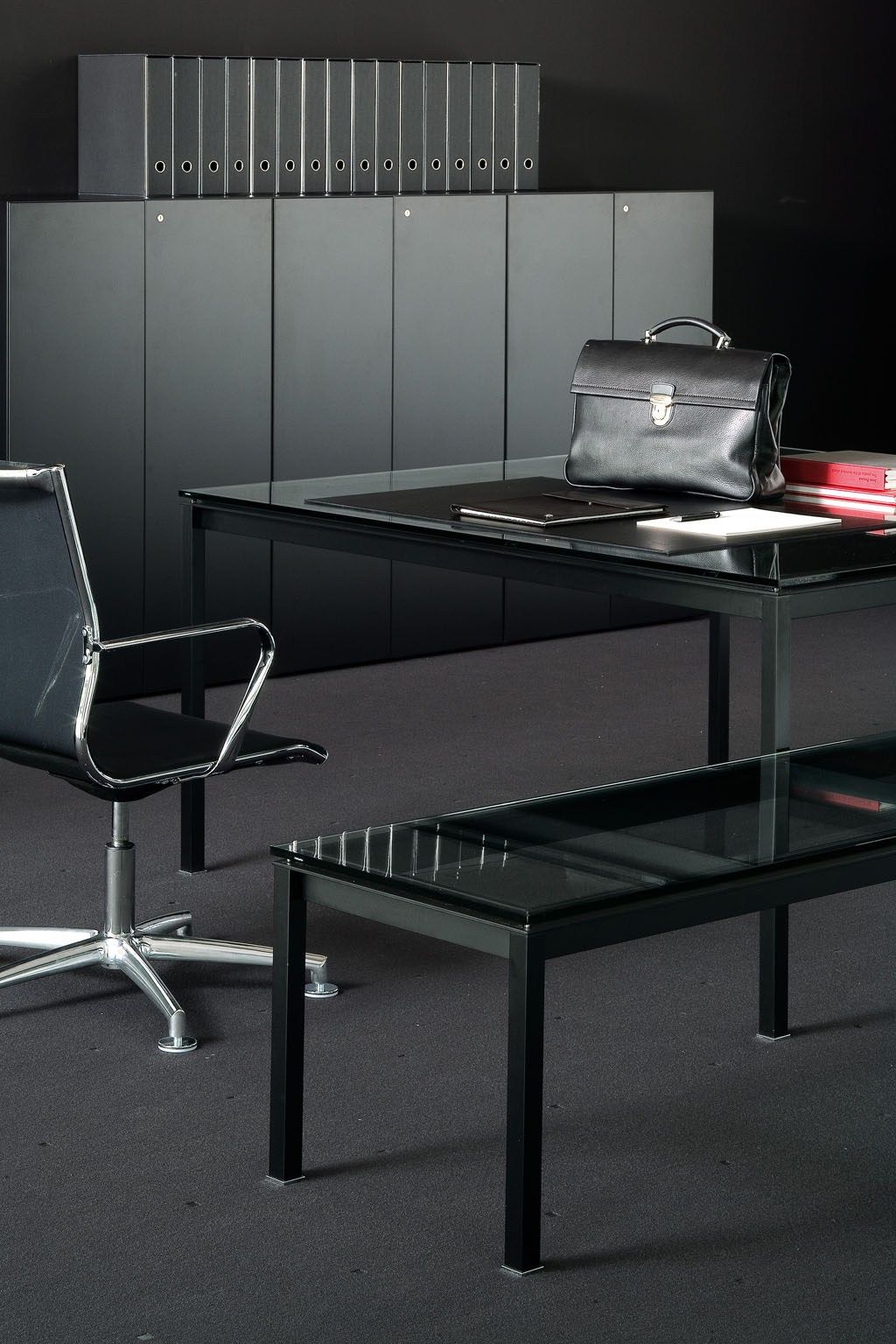 MDF executive desk BIANCONERO By FANTONI