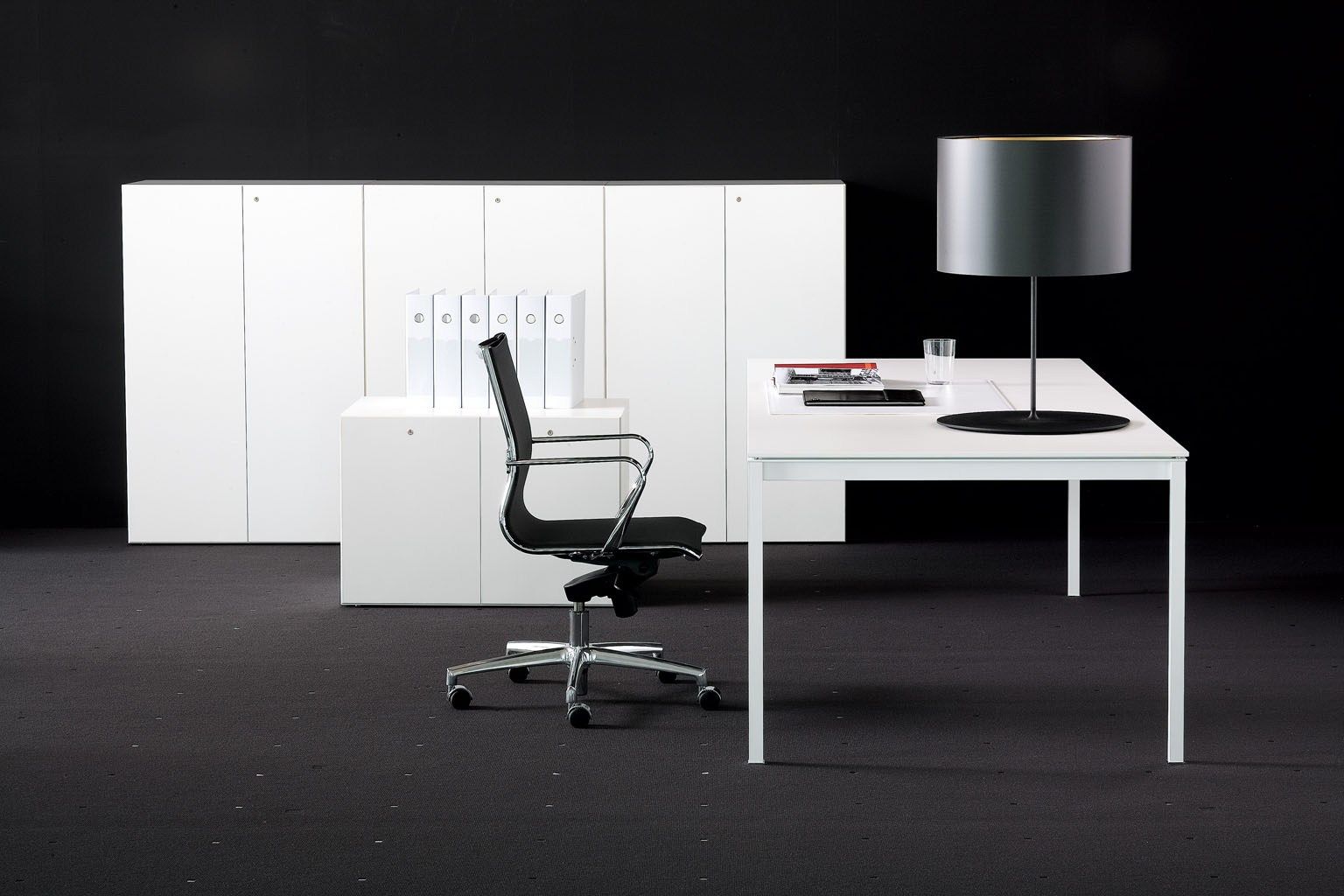 MDF executive desk BIANCONERO By FANTONI