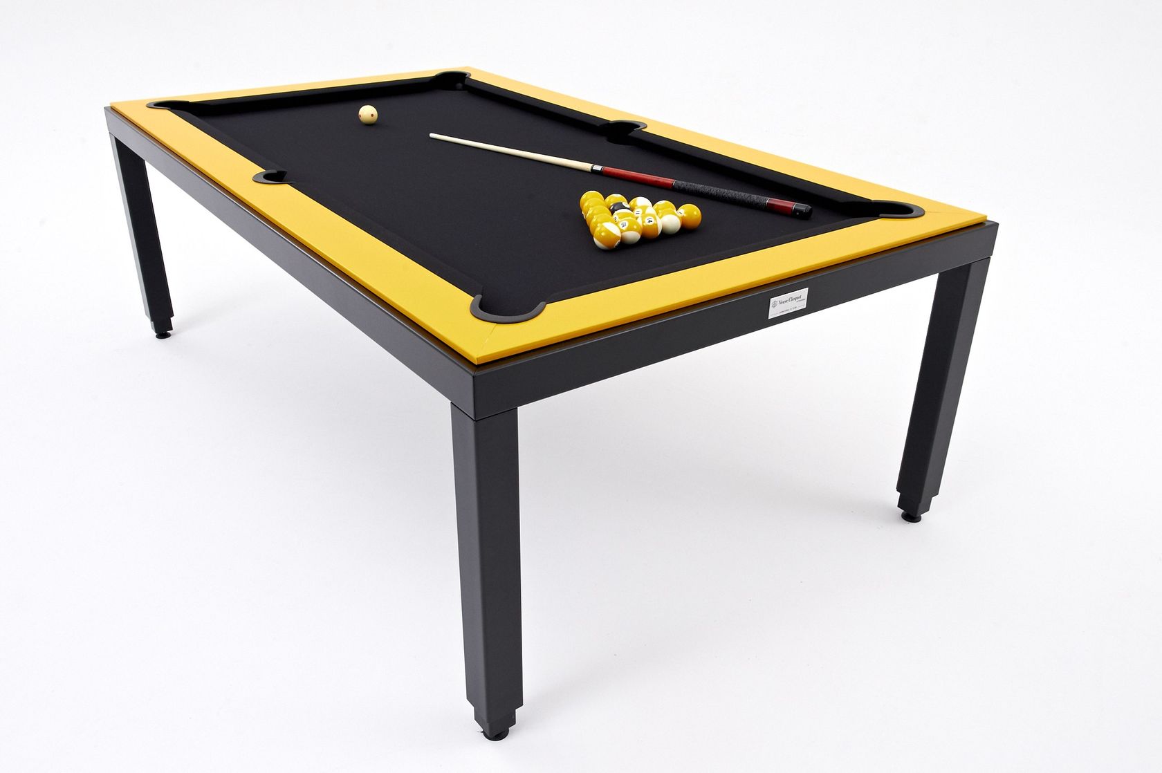VEUVE CLICQUOT LIMITED EDITION Metal pool table By Fusiontables Saluc