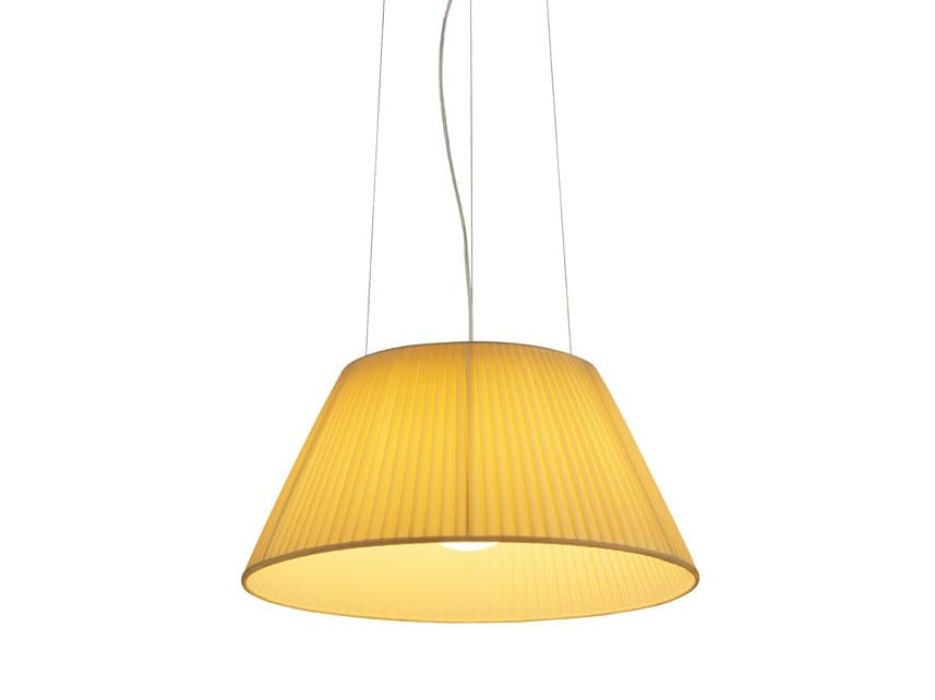 Fabric pendant lamp ROMEO SOFT S By FLOS design Philippe Starck
