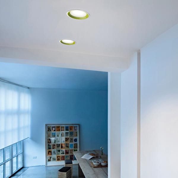 Halogen recessed aluminium spotlight WAN DOWNLIGHT By Flos design ...