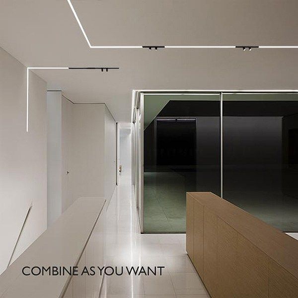 THE RUNNING MAGNET Recessed aluminium track-Light By Flos