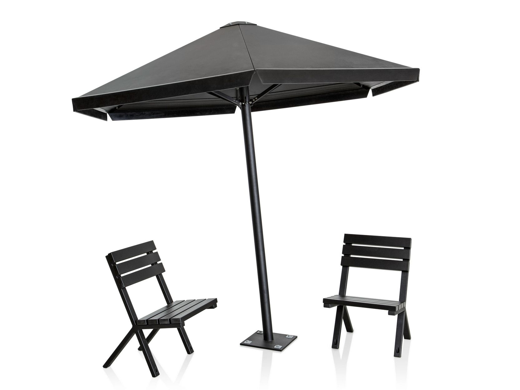 FOUR SEASONS Steel Garden umbrella By Nola Industrier | design Thomas ...