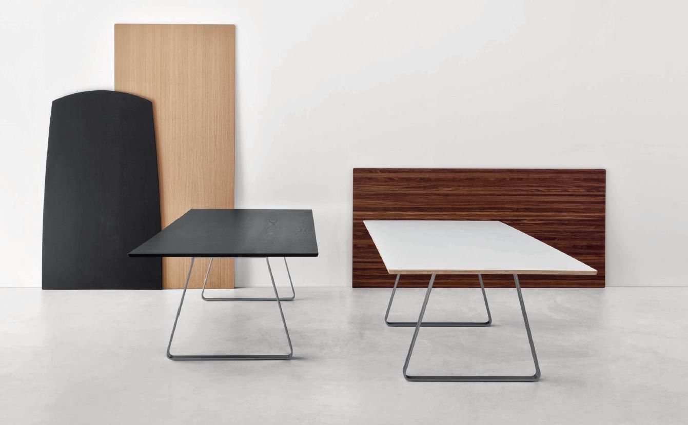 Rectangular multi-layer wood meeting table MUTKA By Lapalma design ...