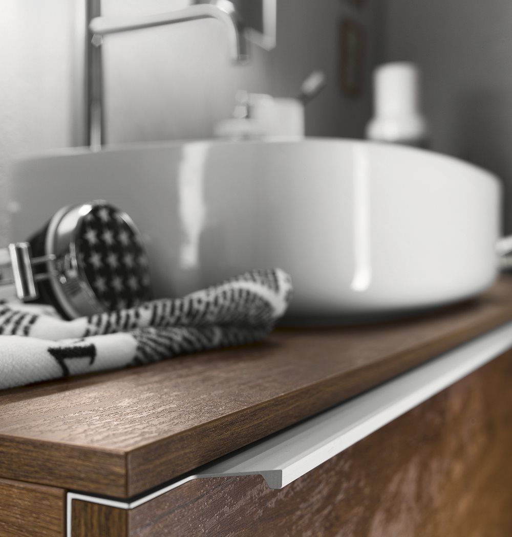 Sistema bagno componibile PROGETTO - Composizione 1 Collezione Progetto ...