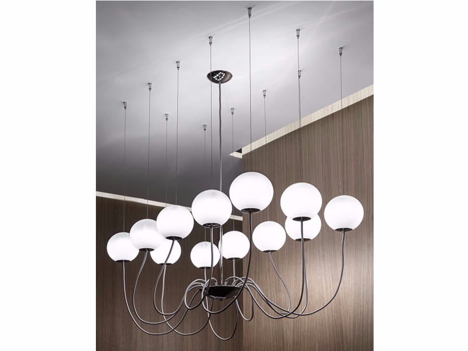 Blown glass pendant lamp PUPPET SP 12 P Puppet Collection By Vetreria ...