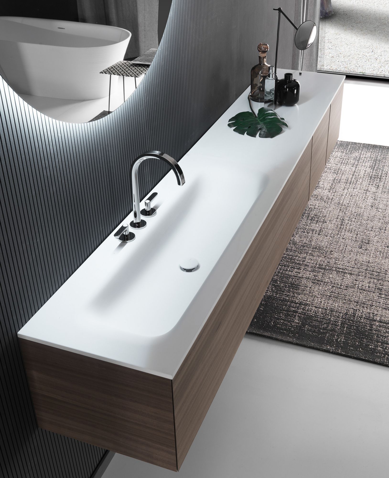 PURE | Mobile lavabo singolo Collezione Pure By FALPER design Metrica