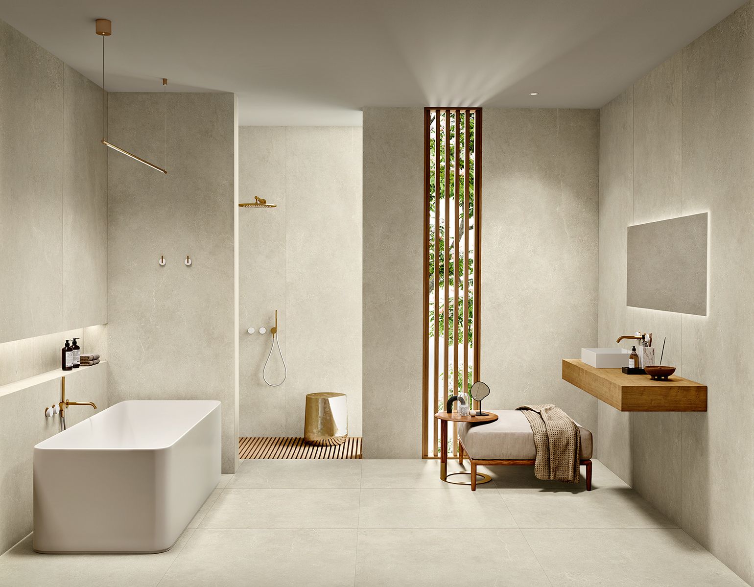 Porcelain stoneware wall/floor with stone effect PURE STONE By MARGRES