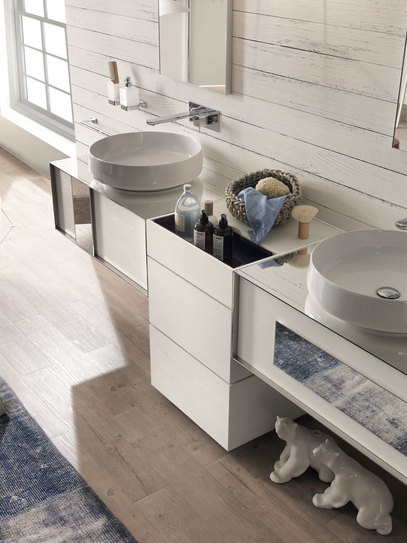 Sistema bagno componibile QAMAR - Composizione 4 Collezione Qamar By ...