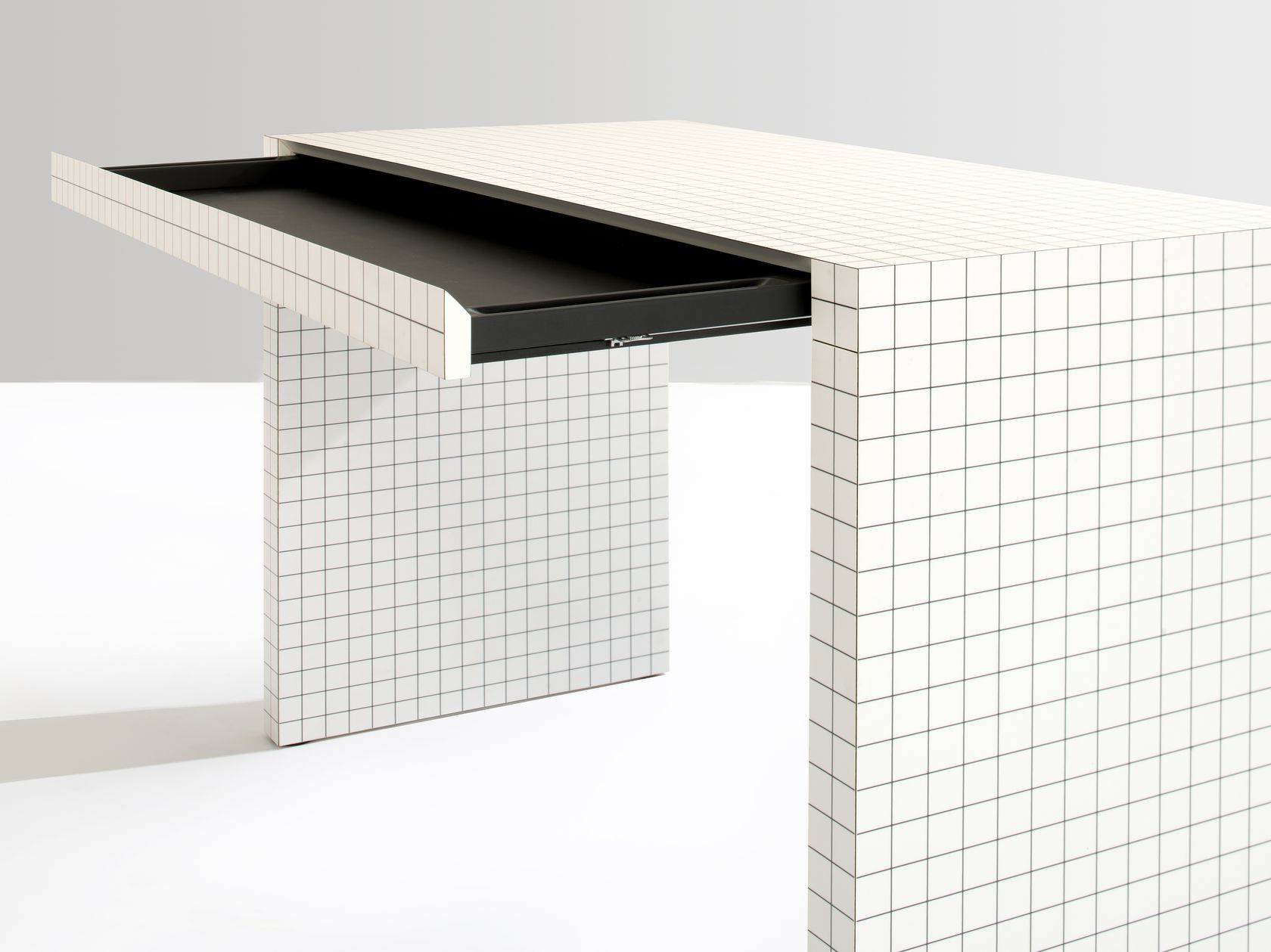 QUADERNA 2750 Secretary desk By Zanotta | design Superstudio