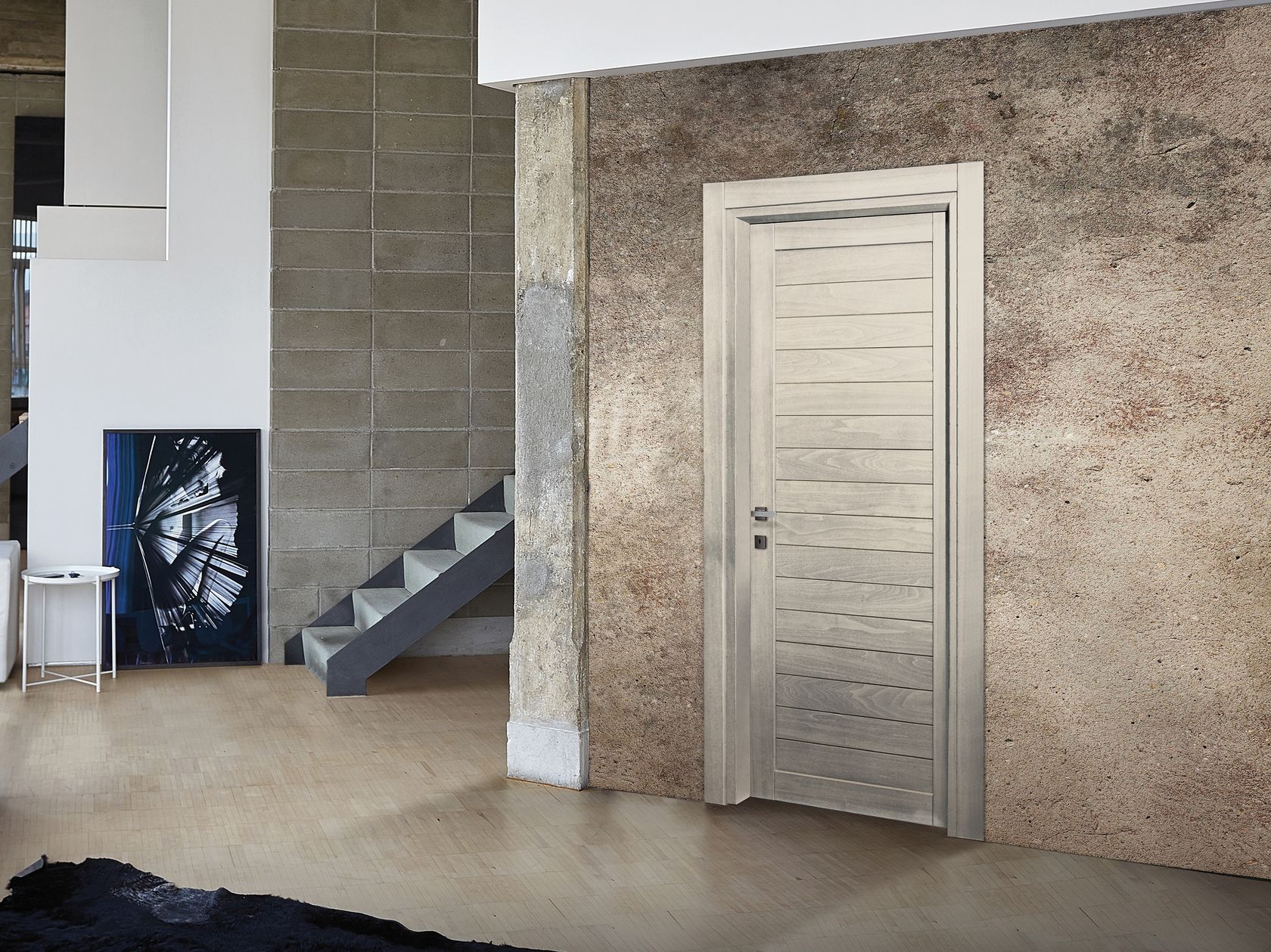 MASSELLO CONTEMPORANEO Hinged solid wood door By DIERRE