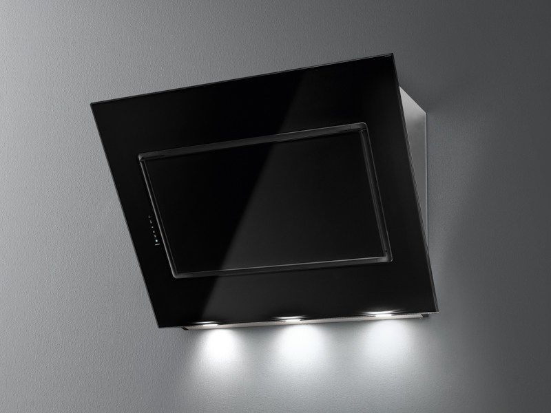 Wall-mounted stainless steel cooker hood with activated carbon filters ...
