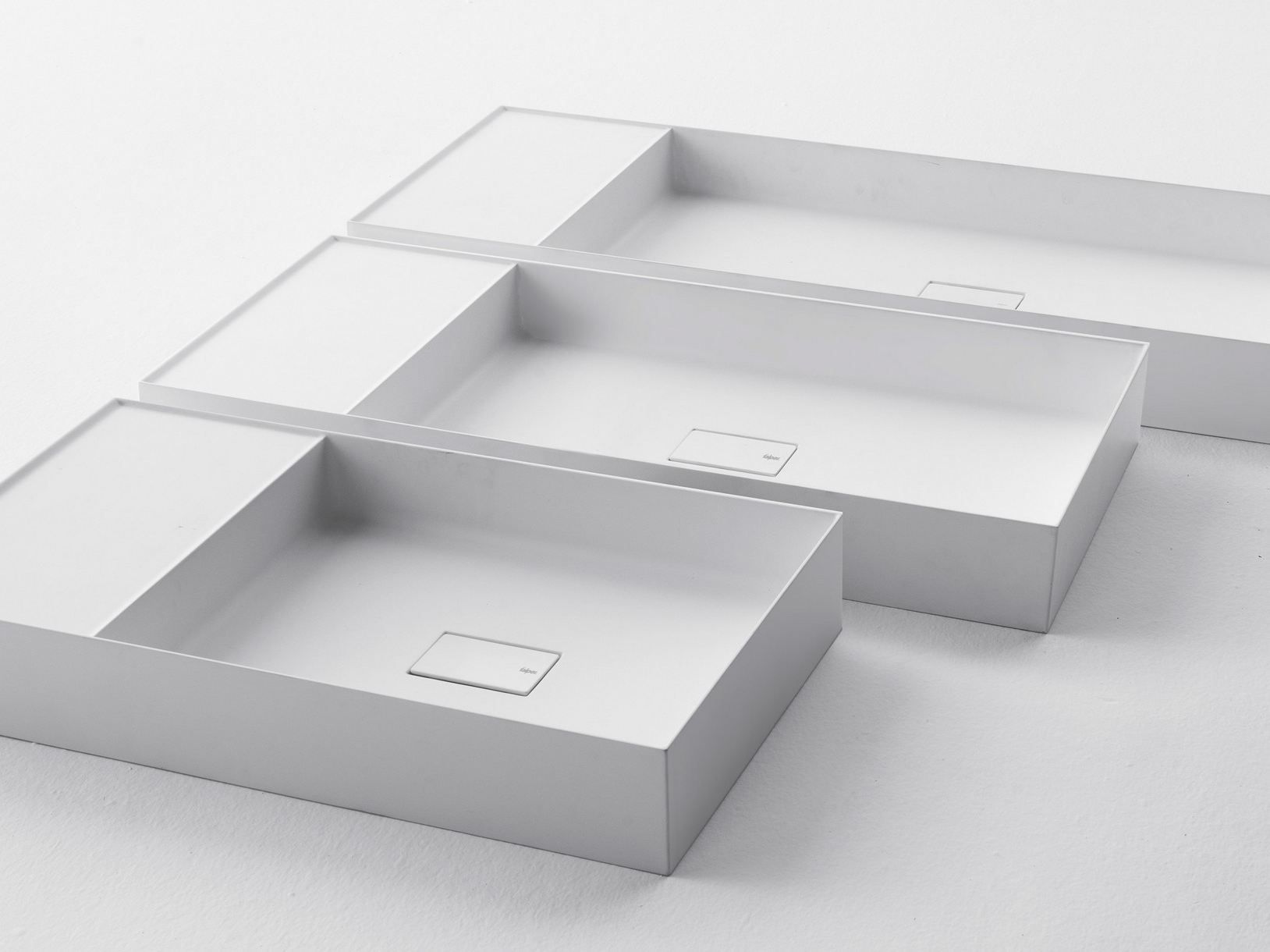 QUATTRO.ZERO – D8H Rectangular Ceramilux® washbasin By FALPER | design ...