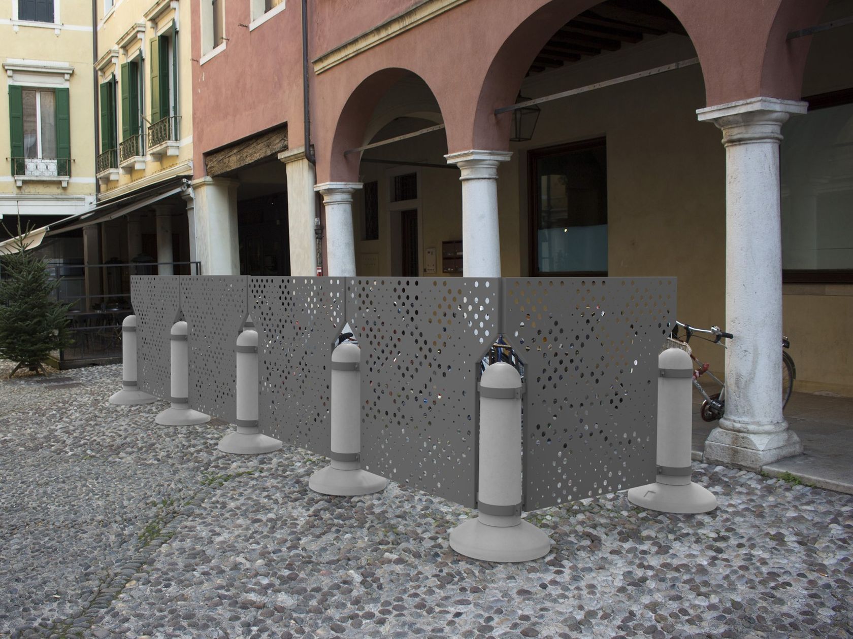 Street waste bin solutions QUINTA IRON By Bellitalia
