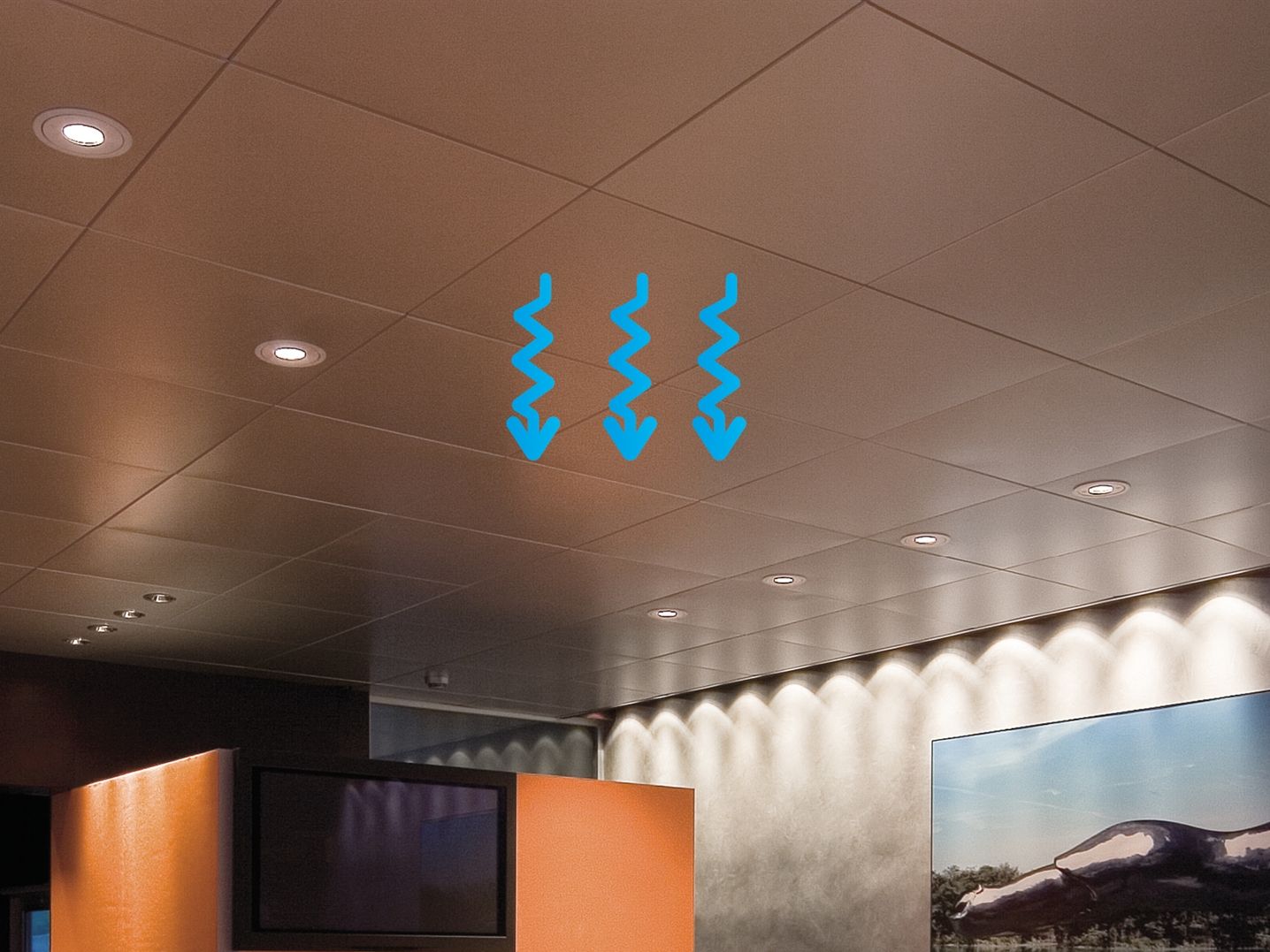 RADIANT Radiant ceiling panel By CBI Europe