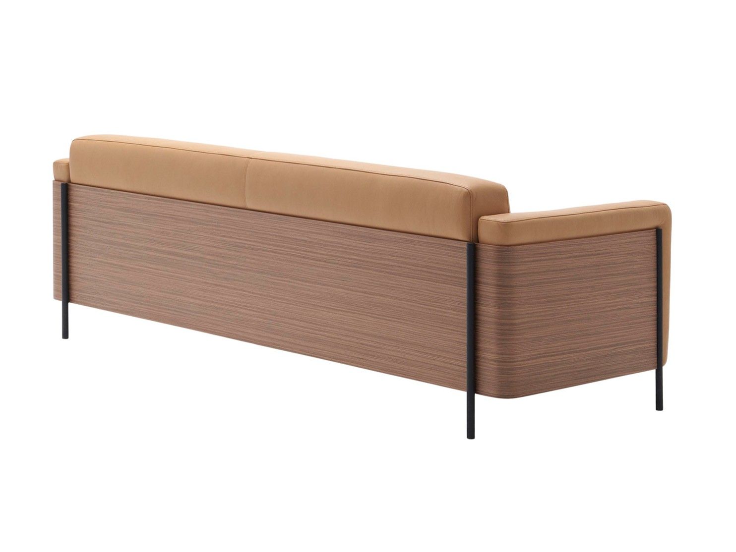 3 seater leather sofa RAP SF1137 Rap Collection By Andreu World design PearsonLloyd