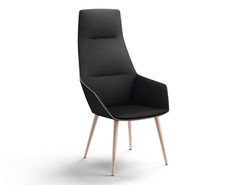 RAY SOFT | Armchair Upholstered fabric armchair with armrests By ...