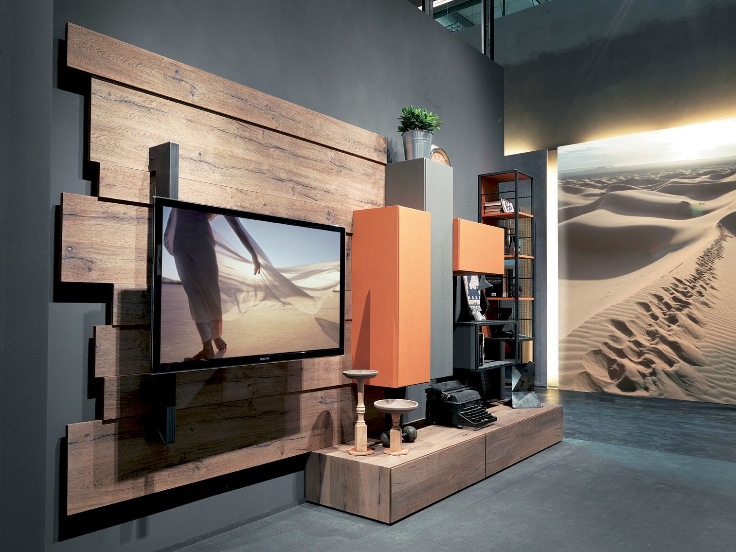 Parete attrezzata modulare REBEL SYSTEM | Parete attrezzata Collezione ...