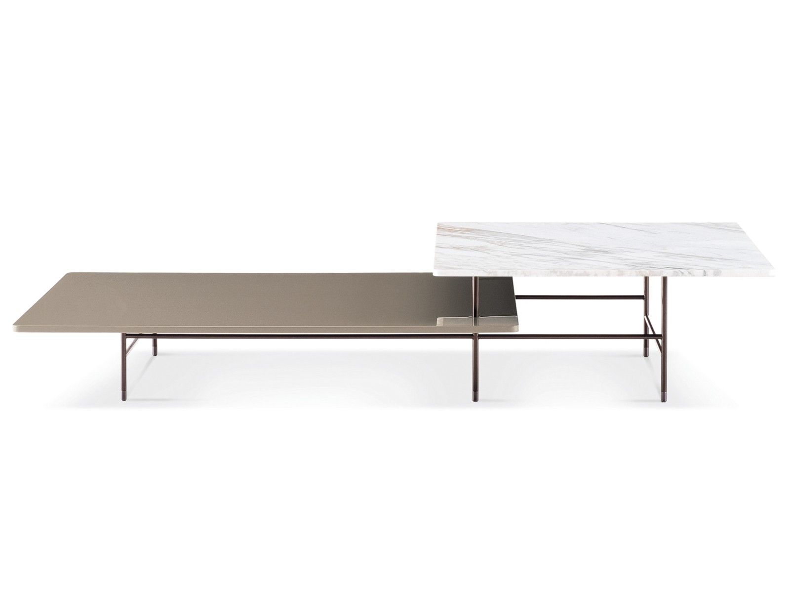 Coffee tables by Minotti | Low, in glass and wood | Archiproducts