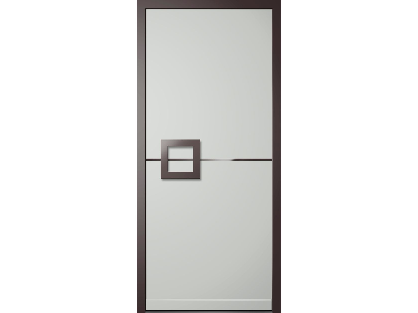 Aluminium armoured door panel RIGO Aluform® A Filo Collection By ROYAL PAT