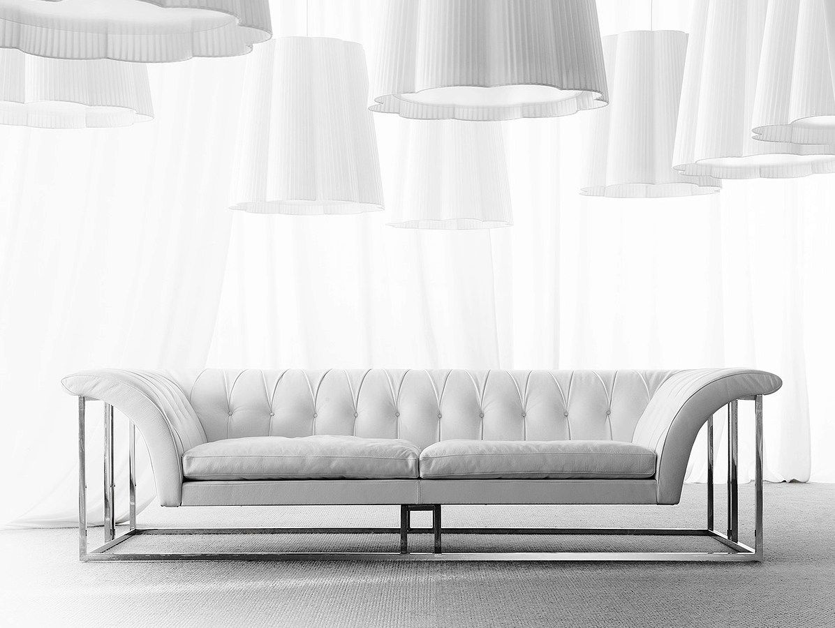 Tufted sofa ROCKOUTURE By ERBA ITALIA design Giorgio Soressi
