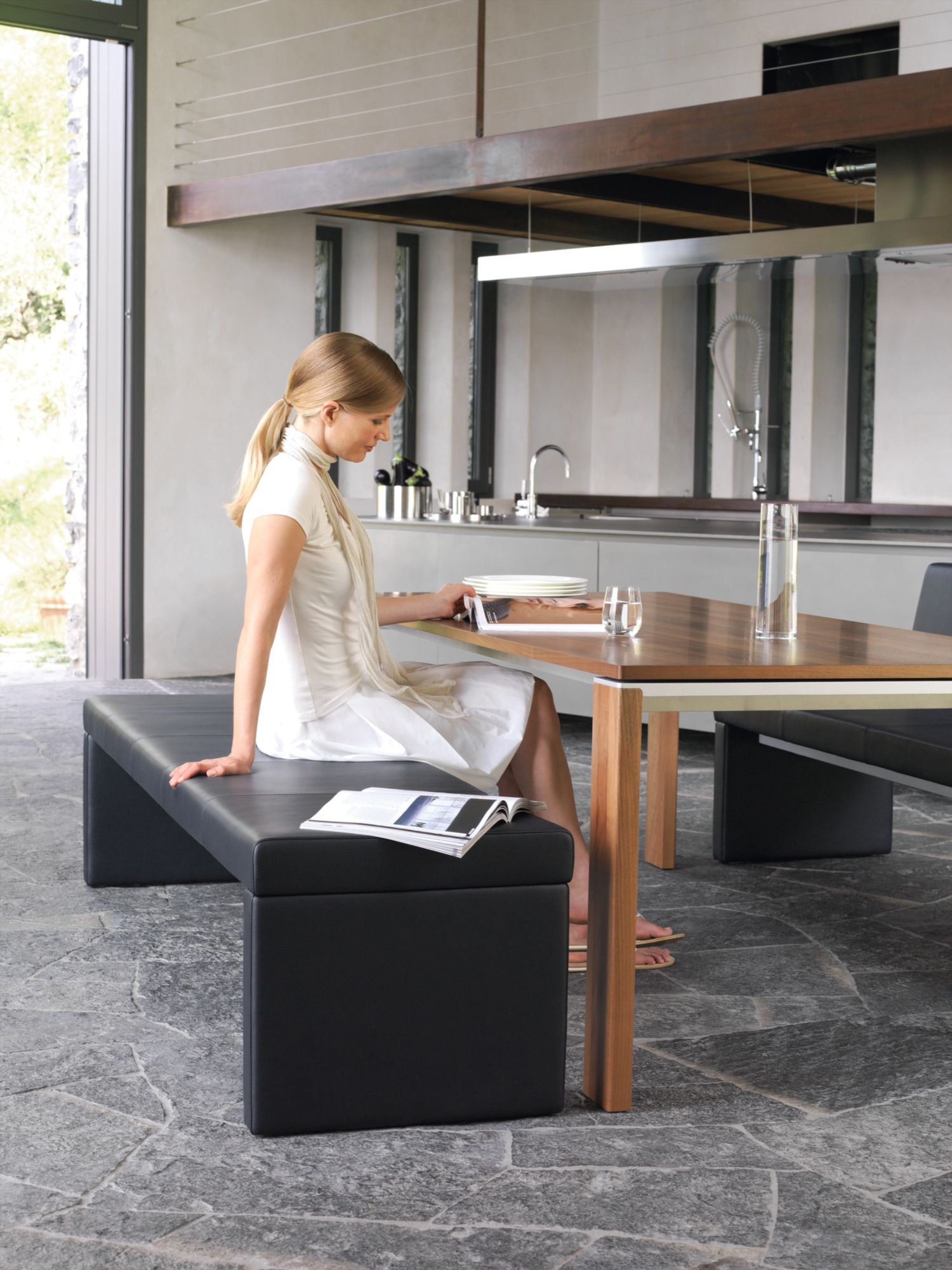 ROLF BENZ 620 | Leather bench Rolf Benz 620 Collection By Rolf Benz ...