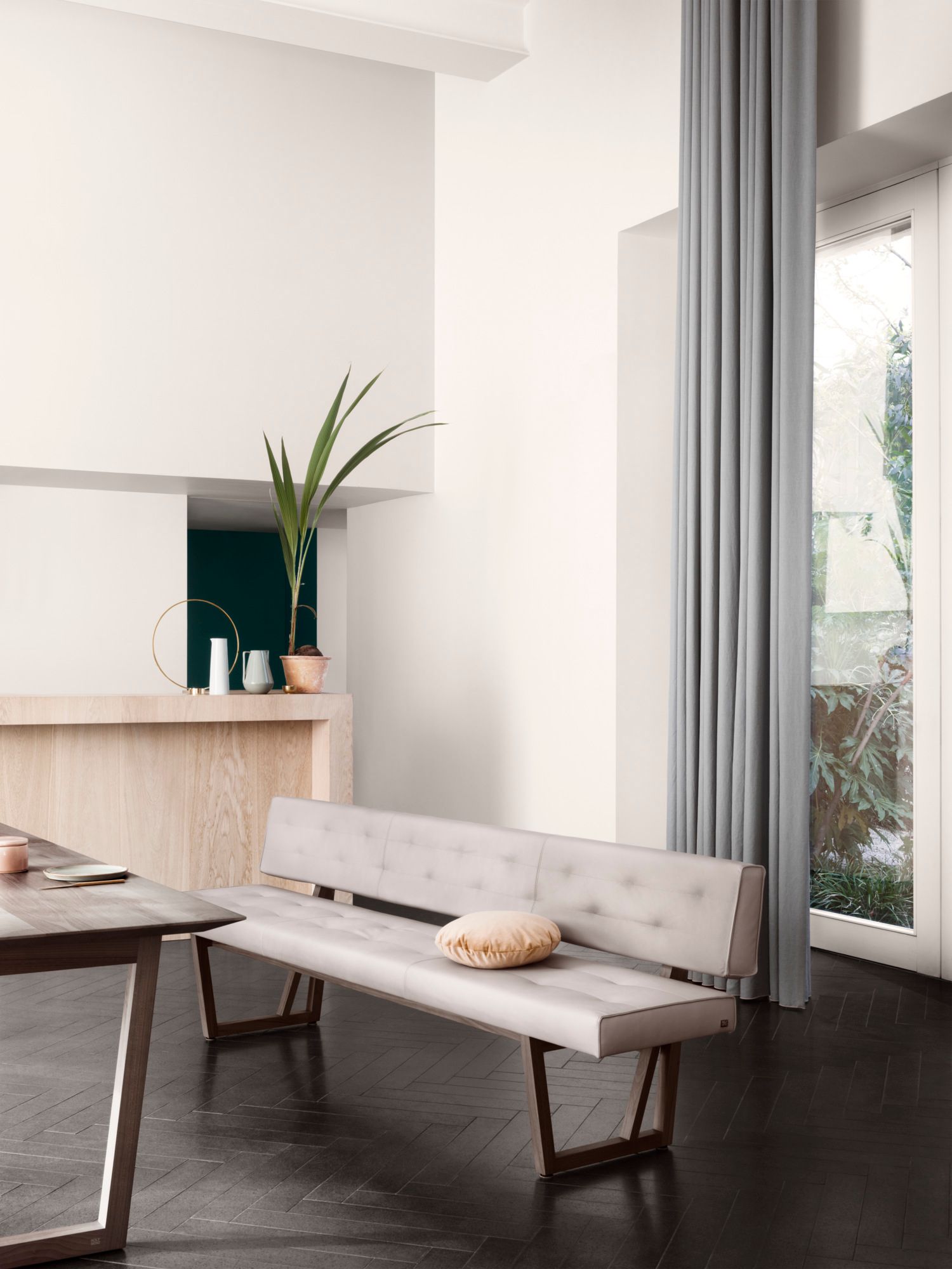 ROLF BENZ 624 | Fabric bench By Rolf Benz design BECK DESIGN